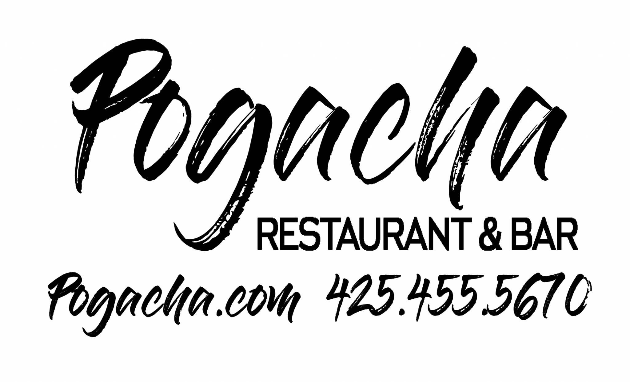 Logo – Pogacha 2020 white – Cafe Pogacha